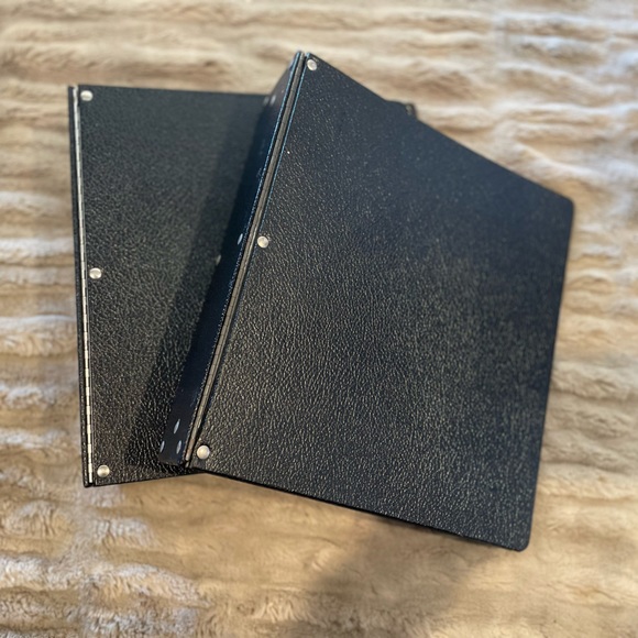 Columbia N.Y. | Office | Vintage Set Of 2 Columbia Ny Usa Black Binders ...